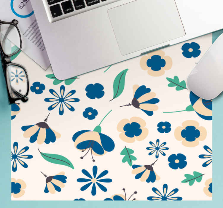 Colorful Floral Arrangement mouse pad patterns