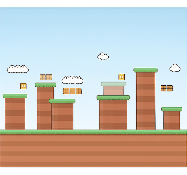 Power up gaming blocks geek roller blind