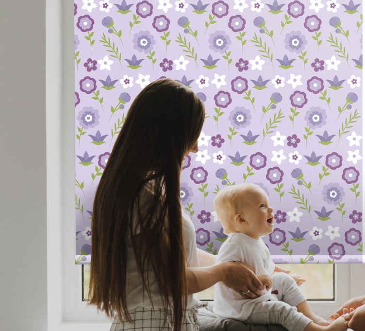 Floral Pattern Harmony flower blind