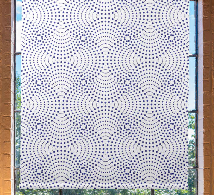 Circular Purple Patterns pattern roller blind