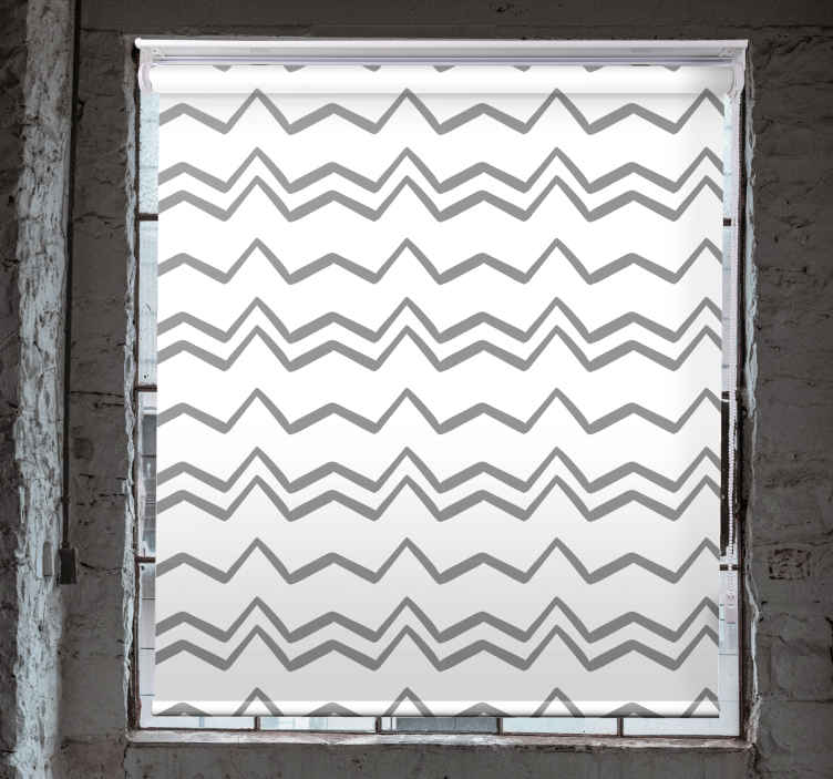 Texture and pattern roller blind chevron stripes