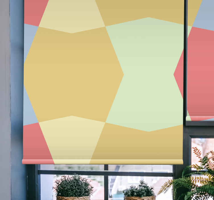 Geometric Pastels coloured blind