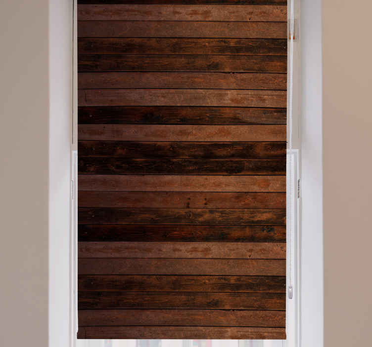 Wooden Slat Pattern rustic blind