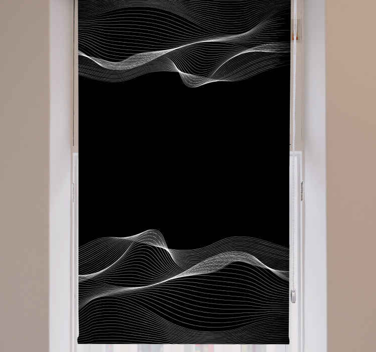 Flowing Line Patterns pattern roller blind