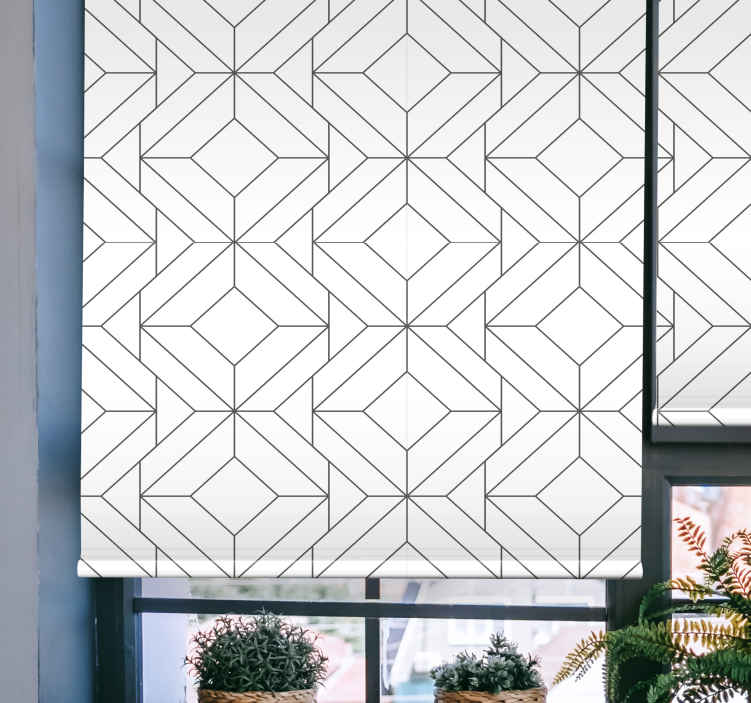 Geometric Figure Blocks modern blind