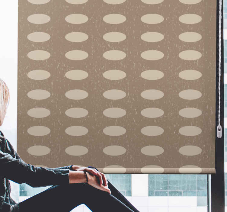 Eloquent Oval Patterns texture and pattern blind