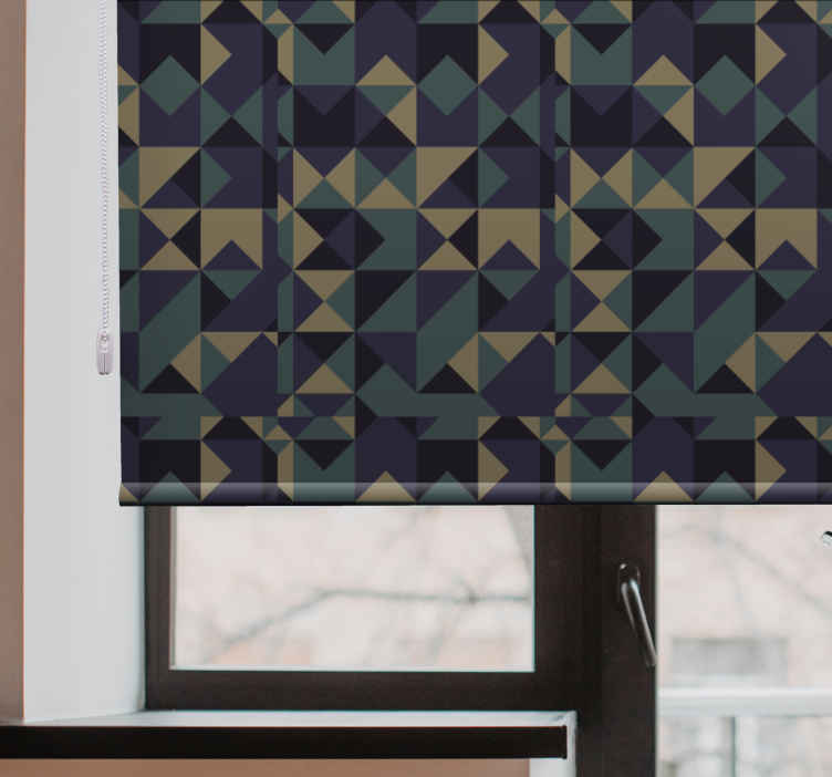 Geometric Pattern Blocks modern blind