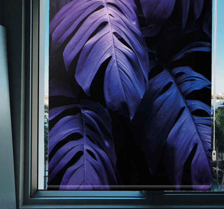 Rulou geam flori și plante frunzișul monstera deliciosa