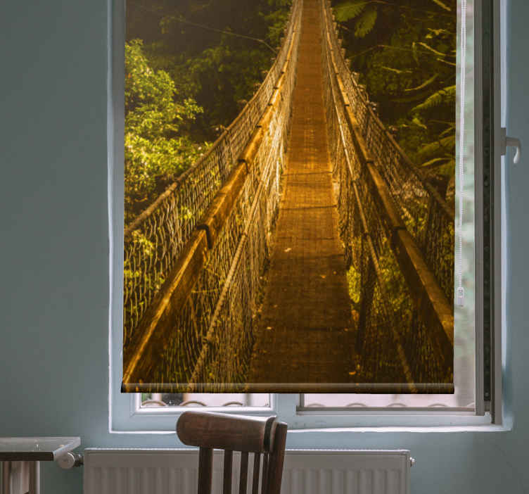 Suspension bridge path blind original