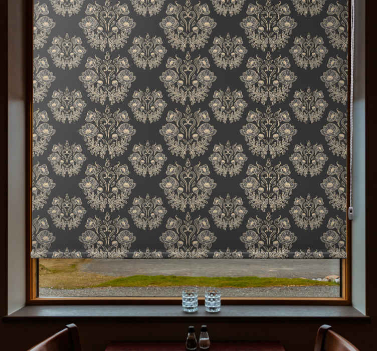 Store motif gothique couleur noire - TenStickers