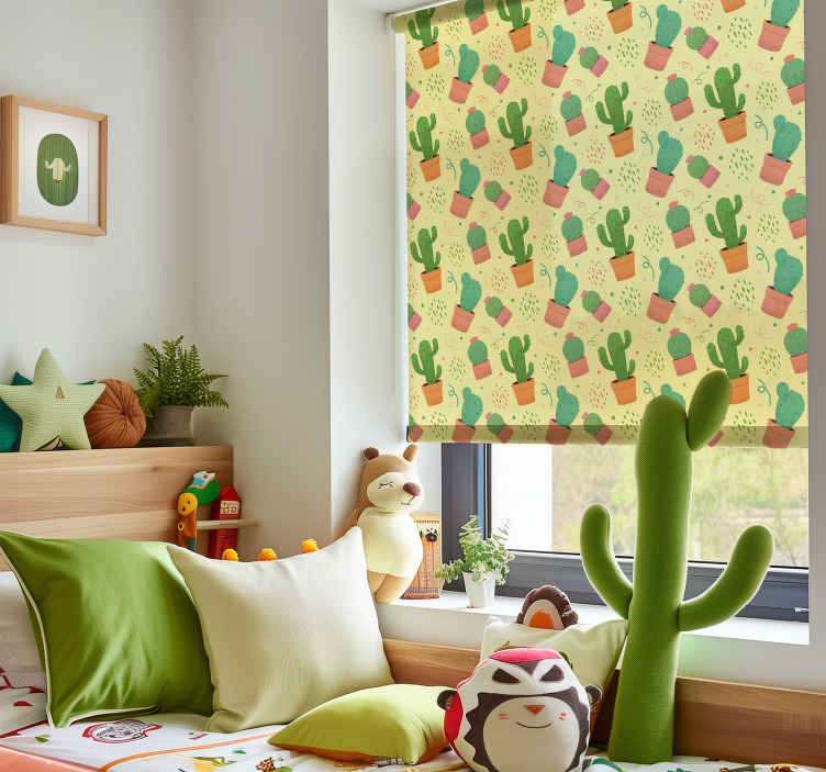 cactus pattern Childrens blind