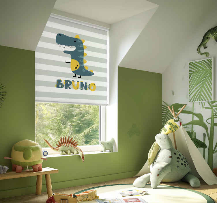 jurassic customizable Dinosaur blind