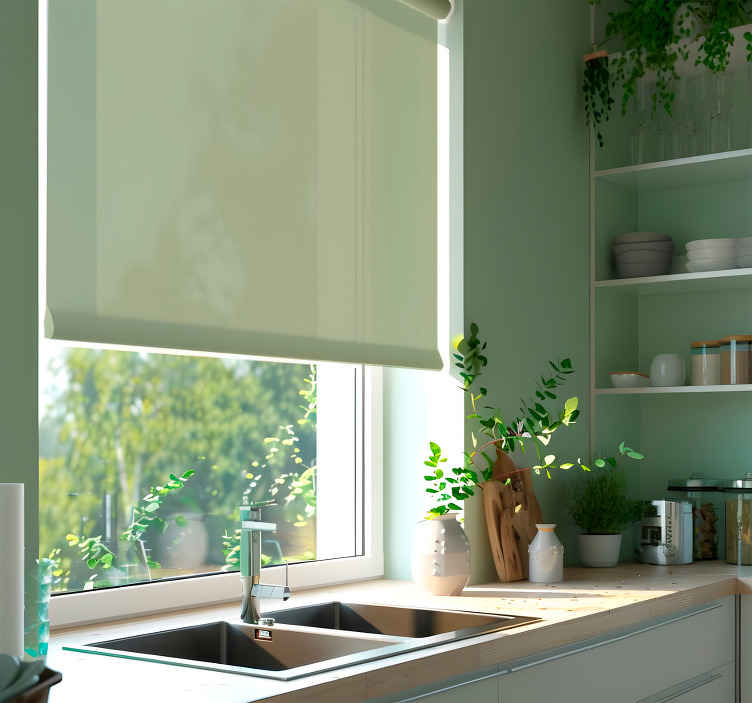 mint shades green kitchen blind