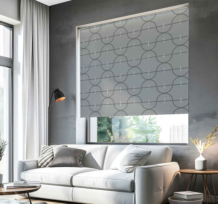 Irregular stripy pattern elegant blind