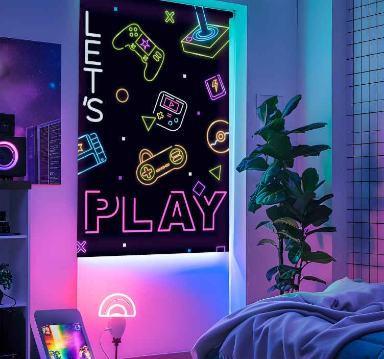 Neon controles geek blind