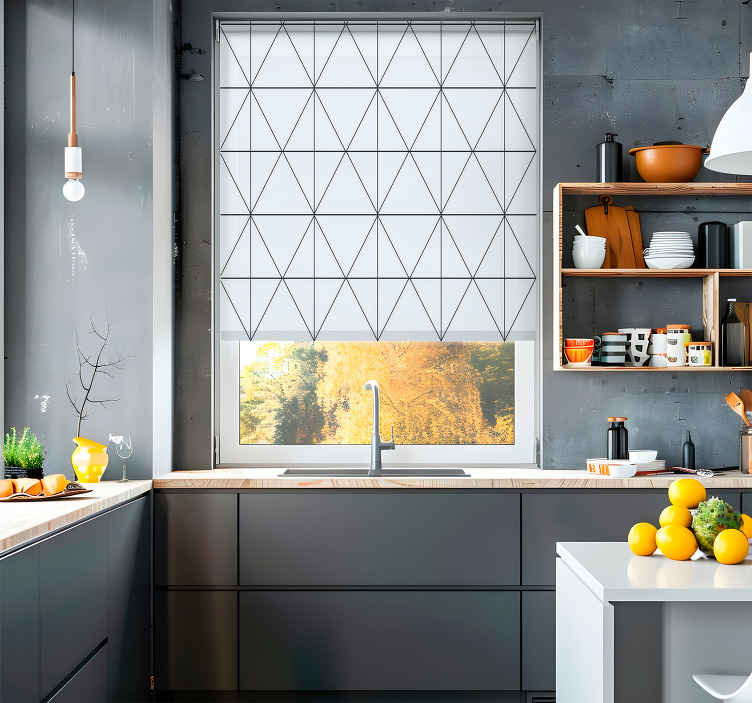 Minimalistic style scandinavian blind