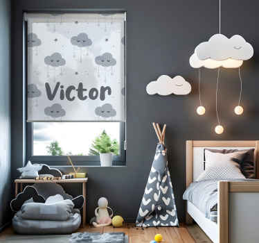 Stunning Cloud Roller Blinds - TenStickers