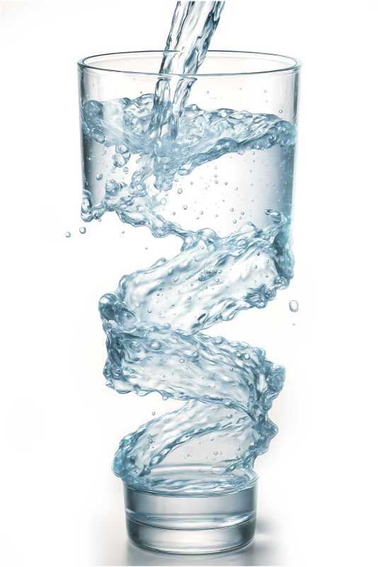 Ett glas vatten Rullgardin kök