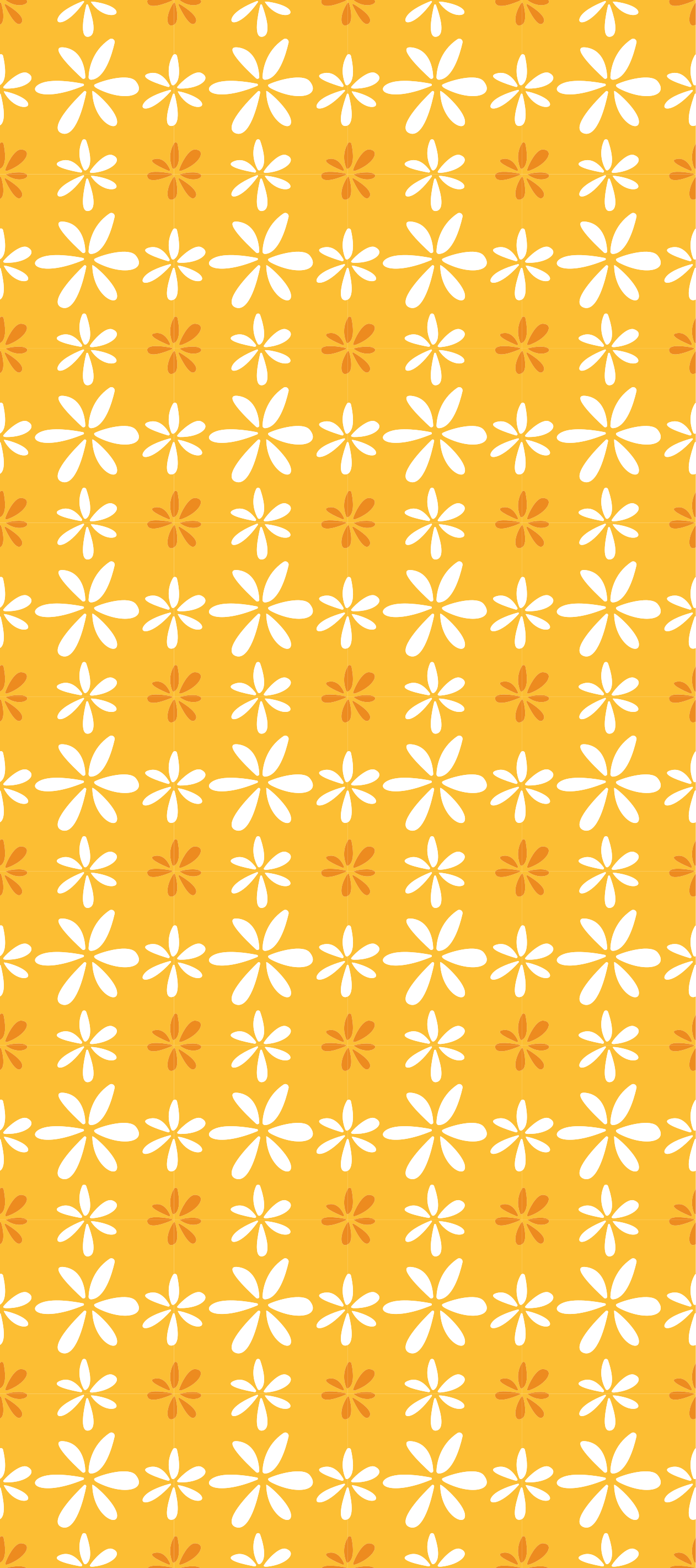 Floral Sunshine Pattern blind flowers