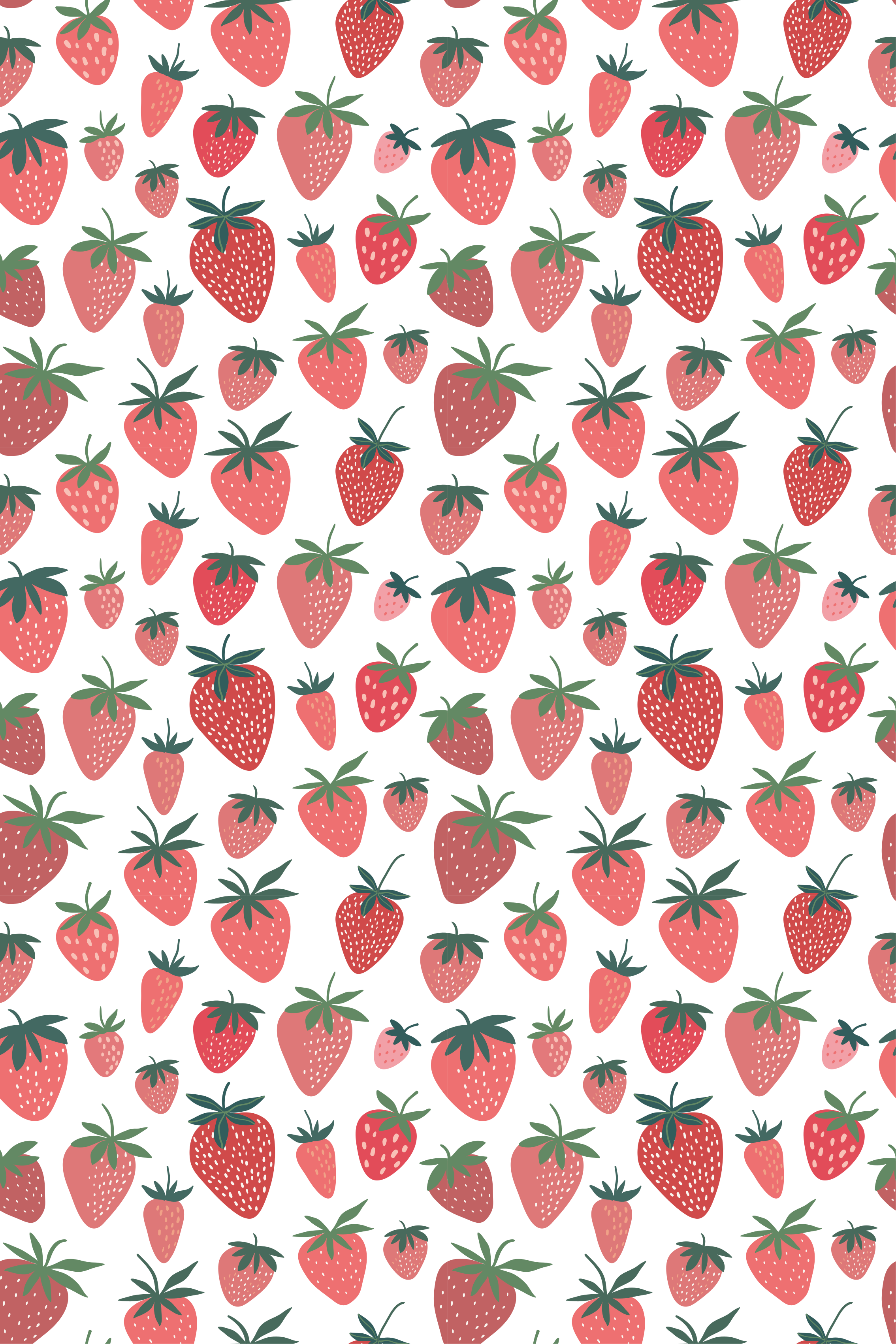 Strawberry pattern design blind fruit and vegetables