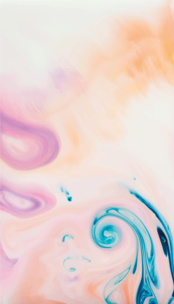Pastel colors marble effect painting Blind art - TenStickers
