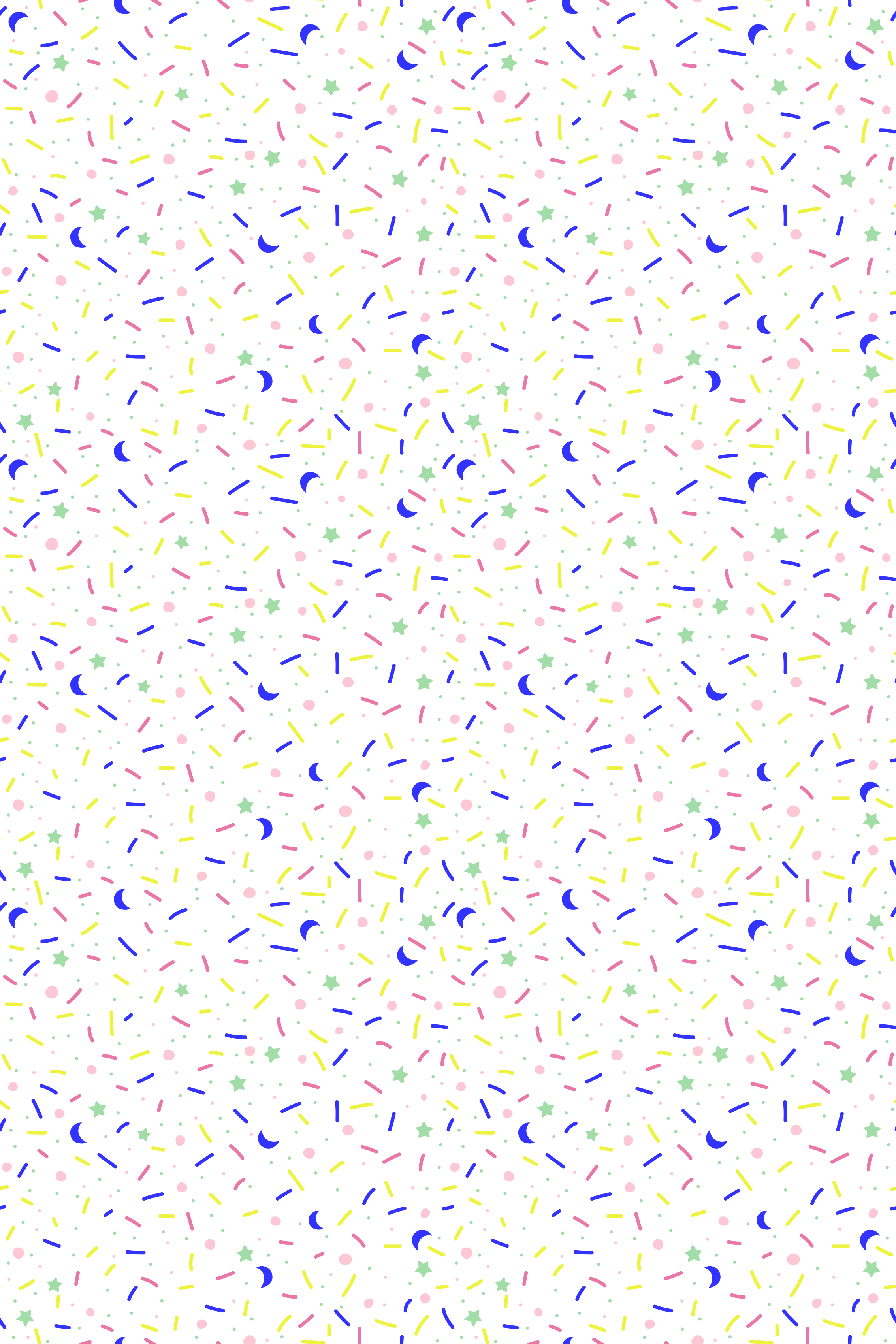 Estor estilo nórdico Patrón de chispas de colores - TenVinilo