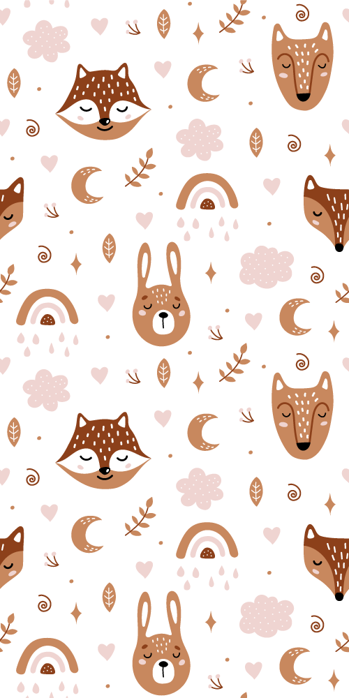 Woodland Creatures animal roller blind