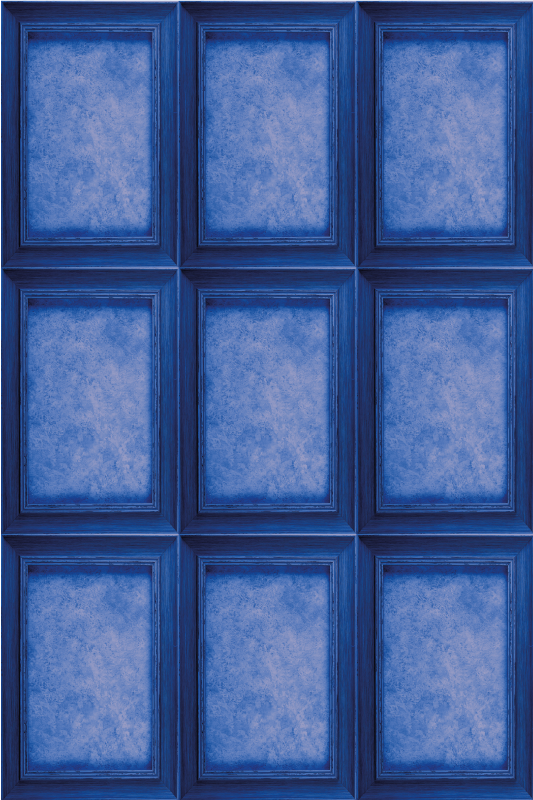 Elegant Blue Panels superhero blind