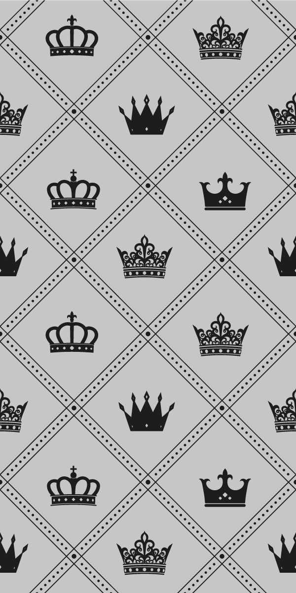 Crown Pattern Design elegant blind