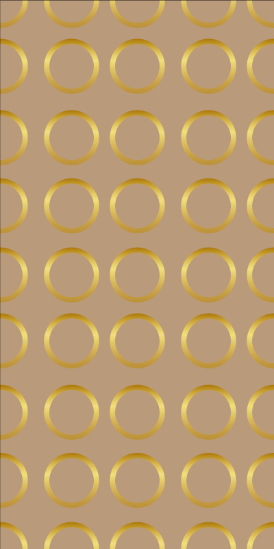 Geometric Circle Theme pattern roller blind