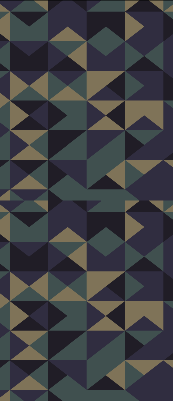 Geometric Pattern Blocks modern blind