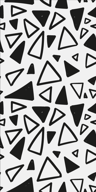 Abstract triangle patterns modern blind
