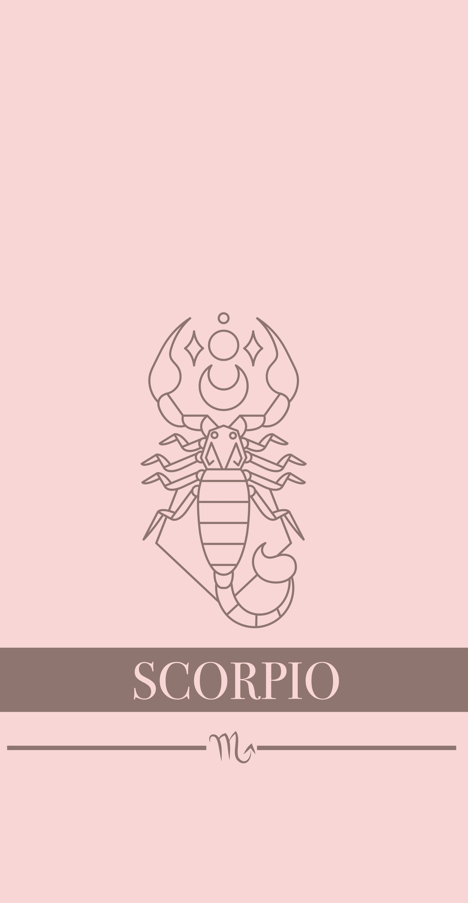 Scorpio Zodiac Symbol original roller blind