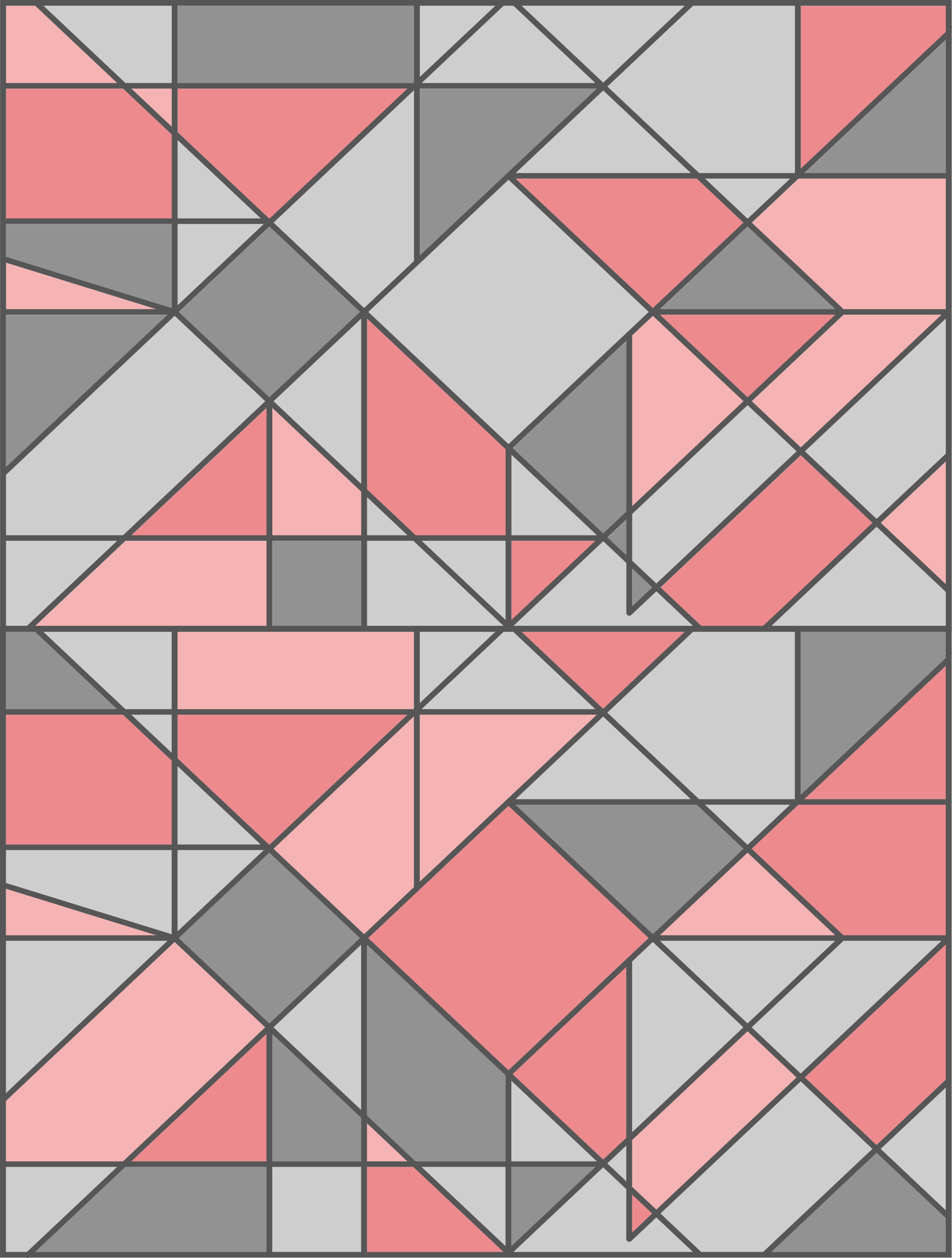 Geometric Shape Arrangement pattern roller blind