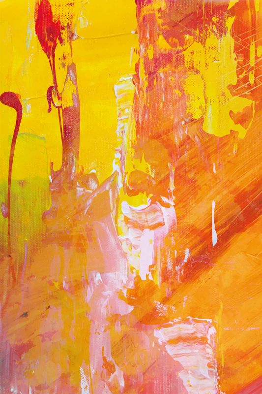 Vibrant Abstract Splashes pattern roller blind