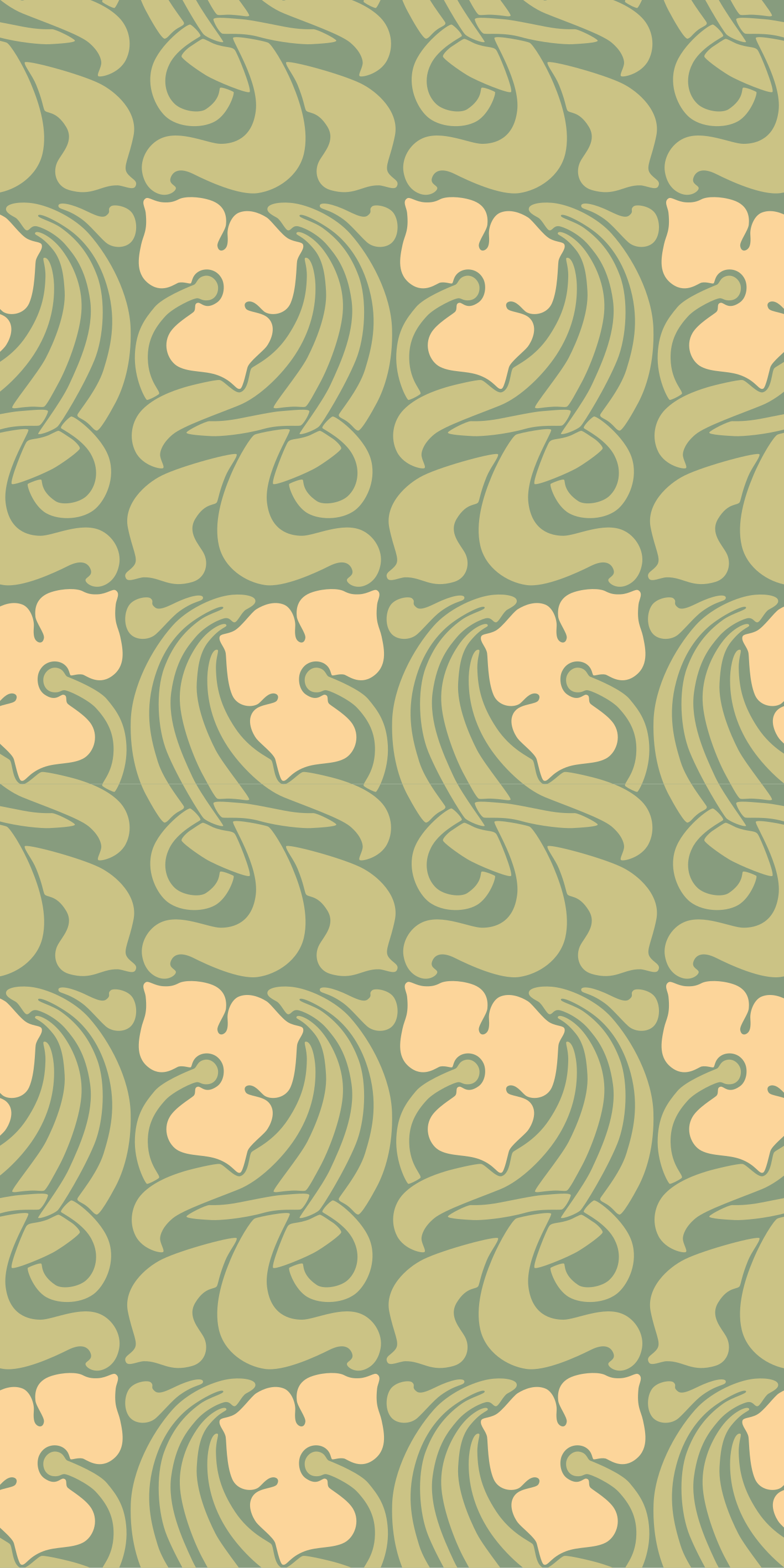 Modern style pattern flower roller blind - TenStickers