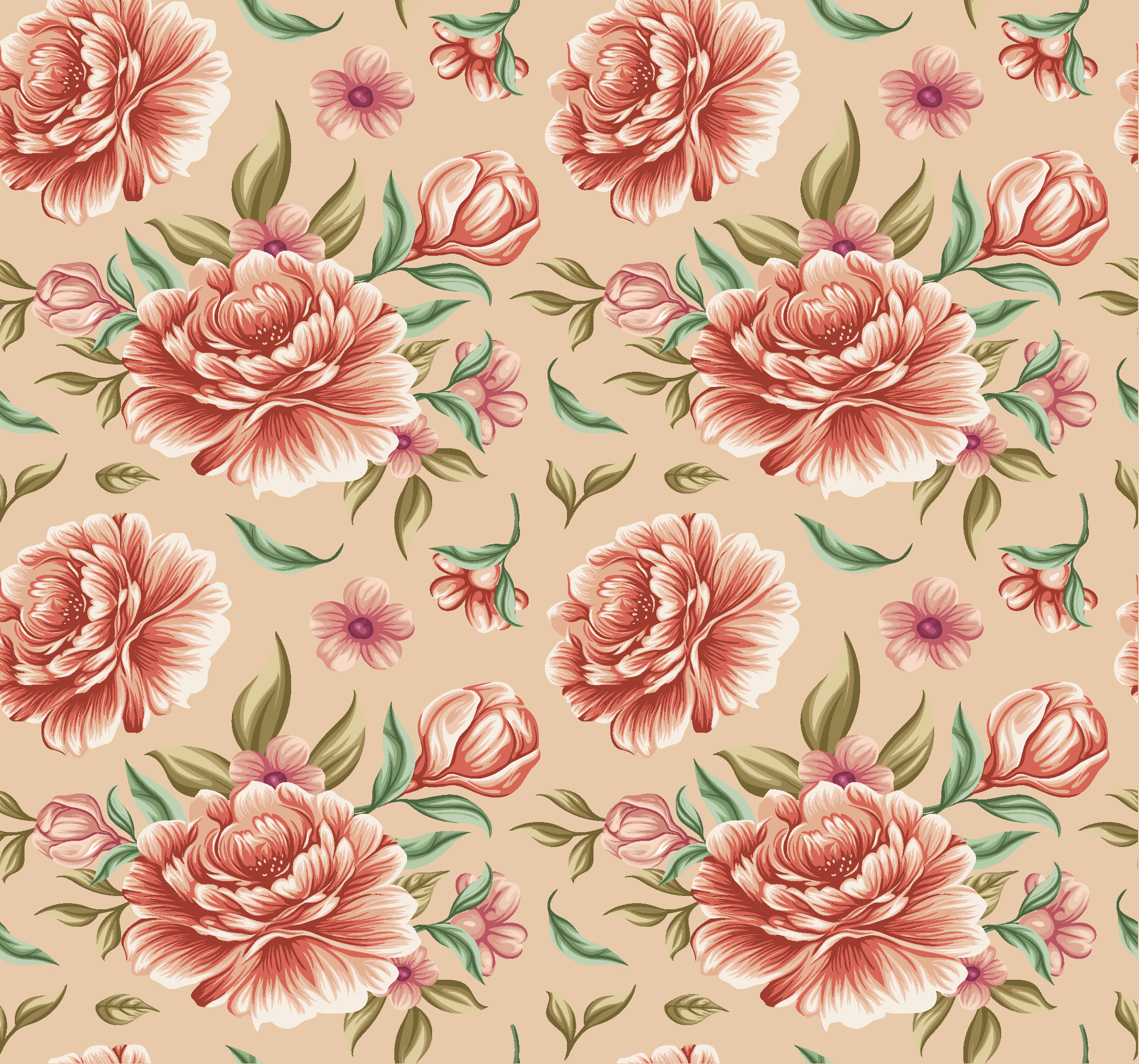 Classic flowers bouquet Romantic blind