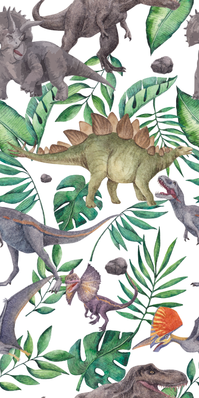 Jura aquarel patroon Dino jaloezie