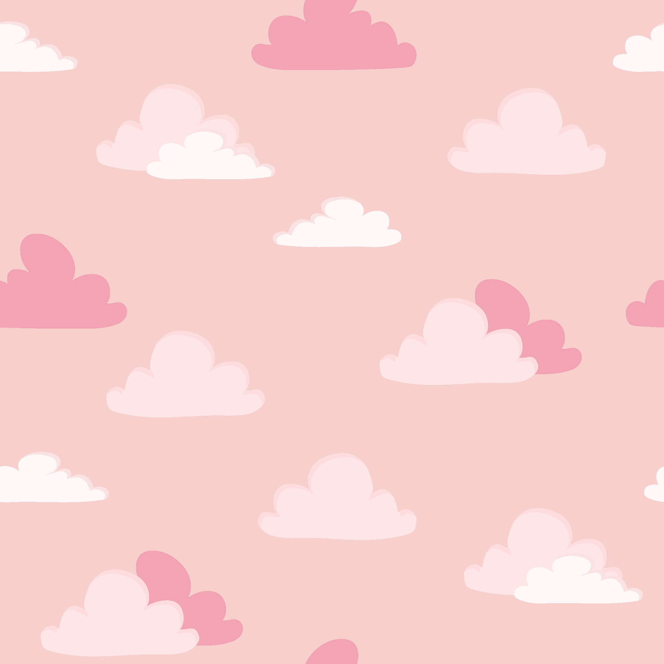 pink and white pattern Cloud blind
