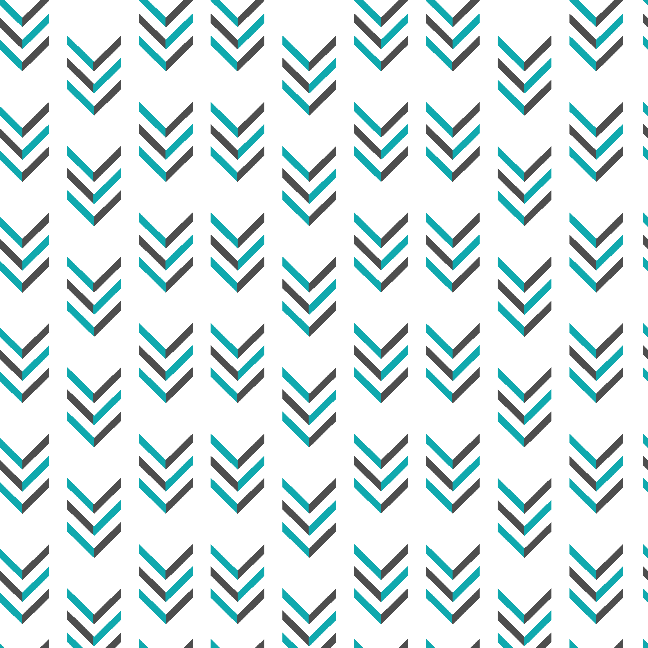 Blue arrows scandinavian blind