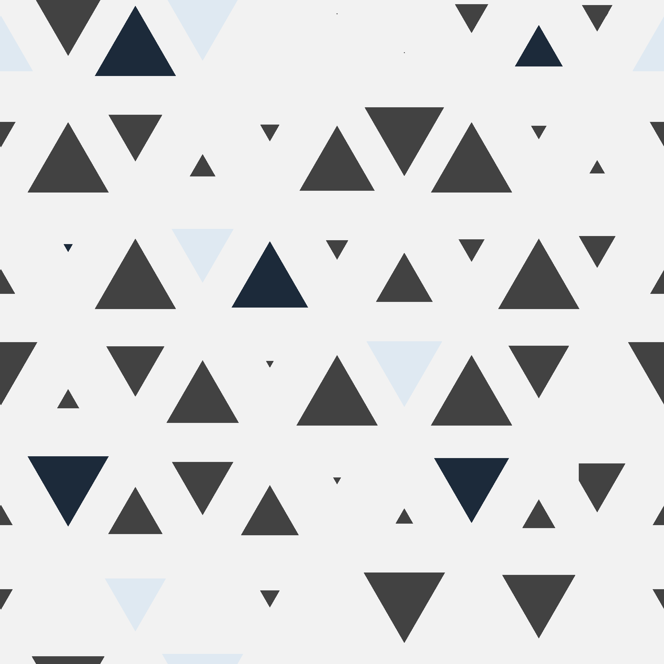 Minimalistic triangle pattern Nordic blind