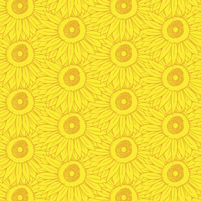 Light sunflower shades yellow blind