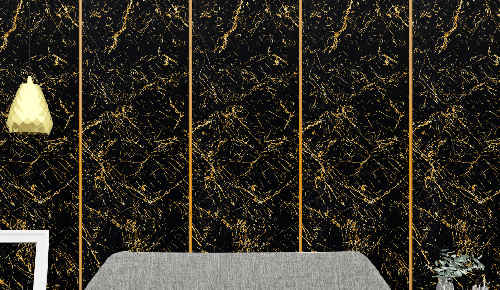 Zwart Behang - Stijlvolle Diepte voor Jou - TenStickers