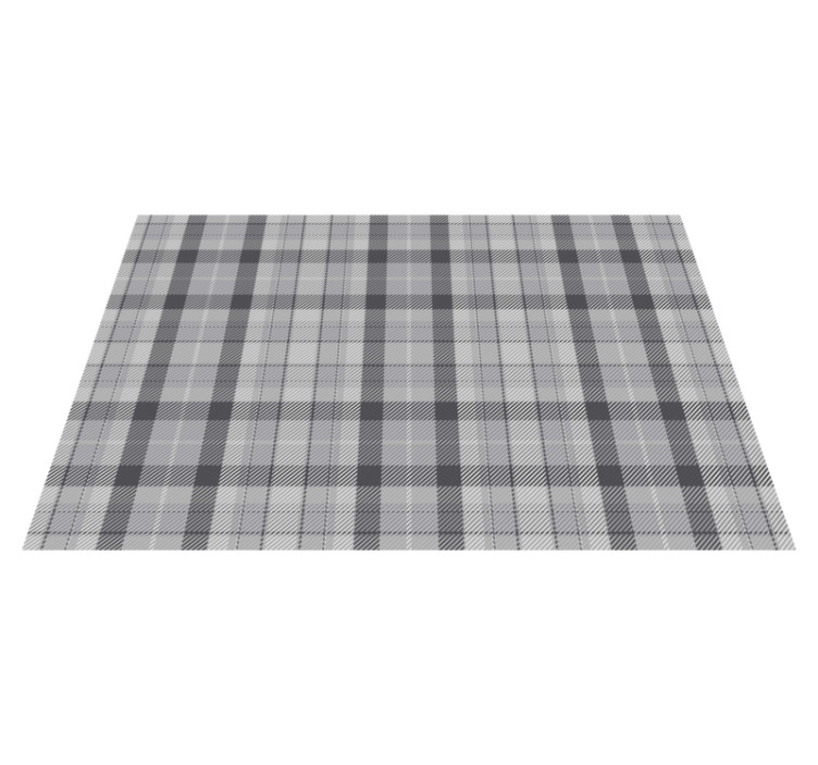 Set de table design élégant style plaid en lin
