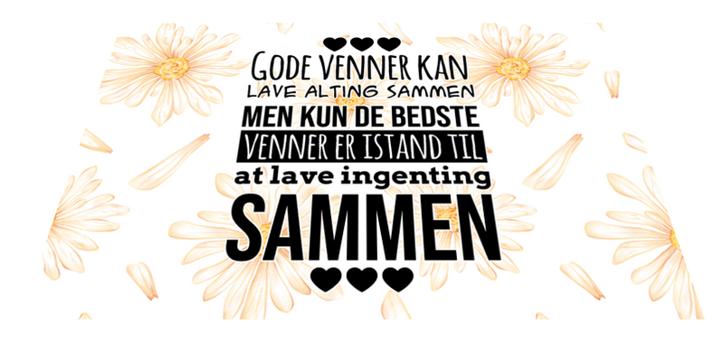 Gode venner kan gøre alt sammen citat vinyl dækkeservietter - TenStickers