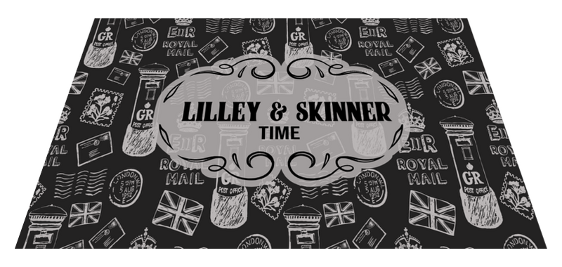 Cockney Food text placemats - TenStickers