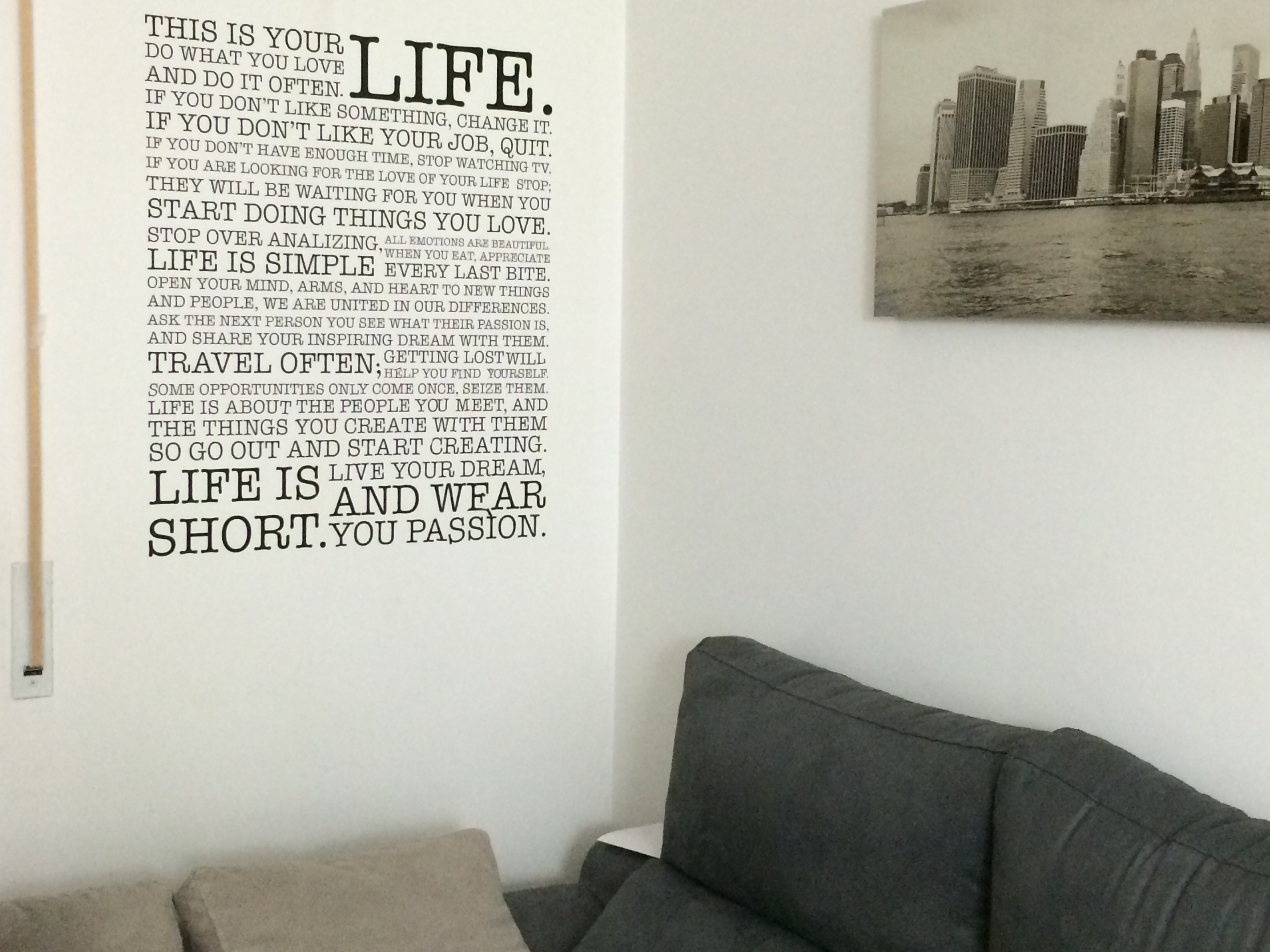 Lessons of Life Wall Sticker - TenStickers