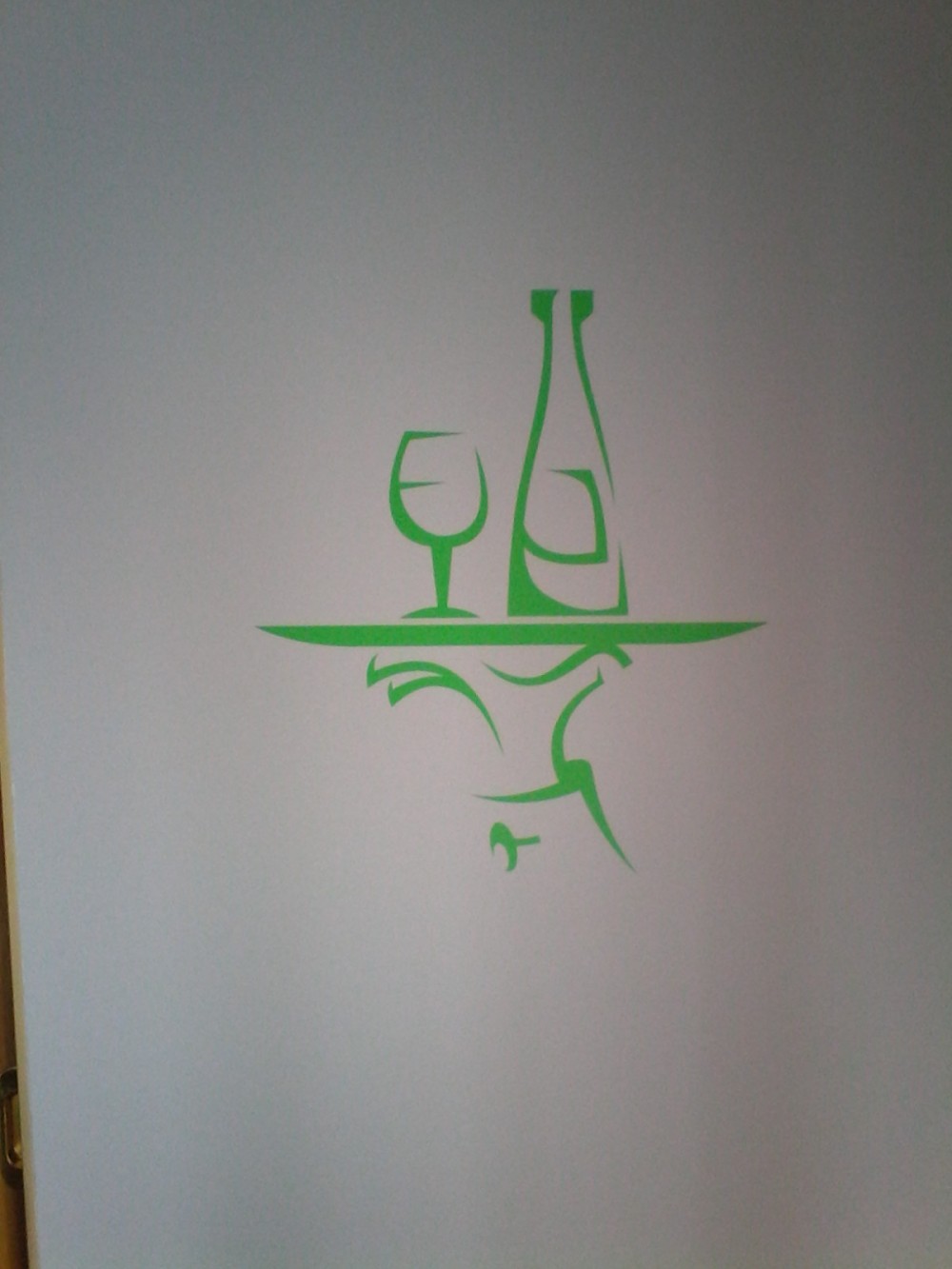 Kitchen wall sticker waiters tray - TenStickers