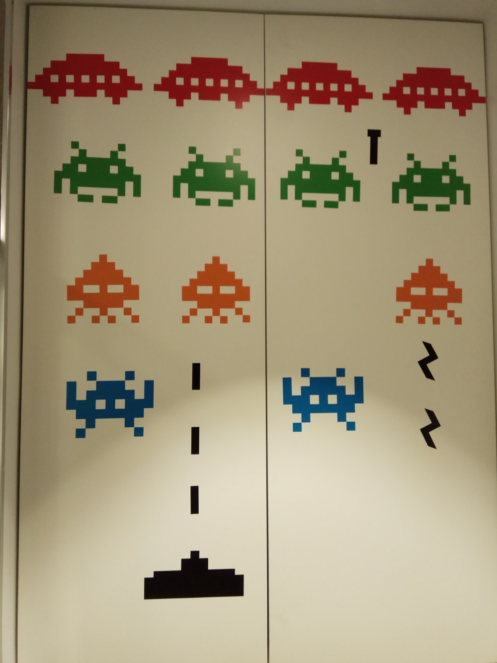 Space Invaders Wall Sticker - TenStickers