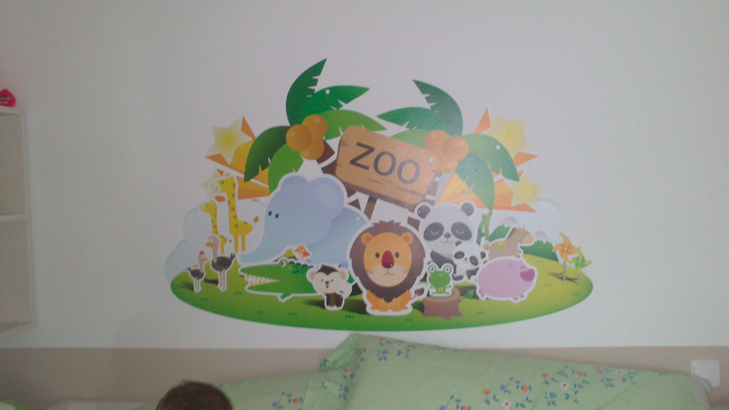 Sticker enfant festival zoo - TenStickers